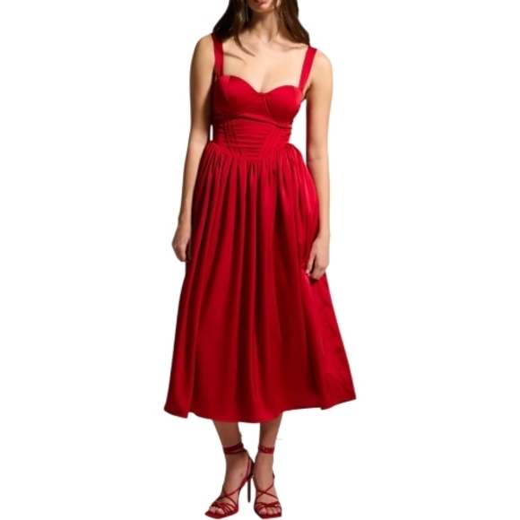 AKIRA | Dresses | Akira Label Deep Inside Midi Dress | Poshmark